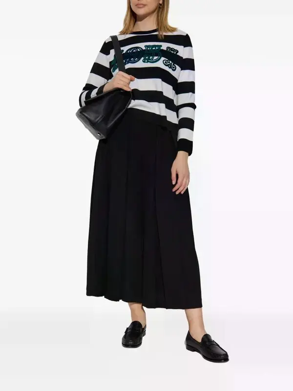Max Mara Viterbo Striped Sweater - Black