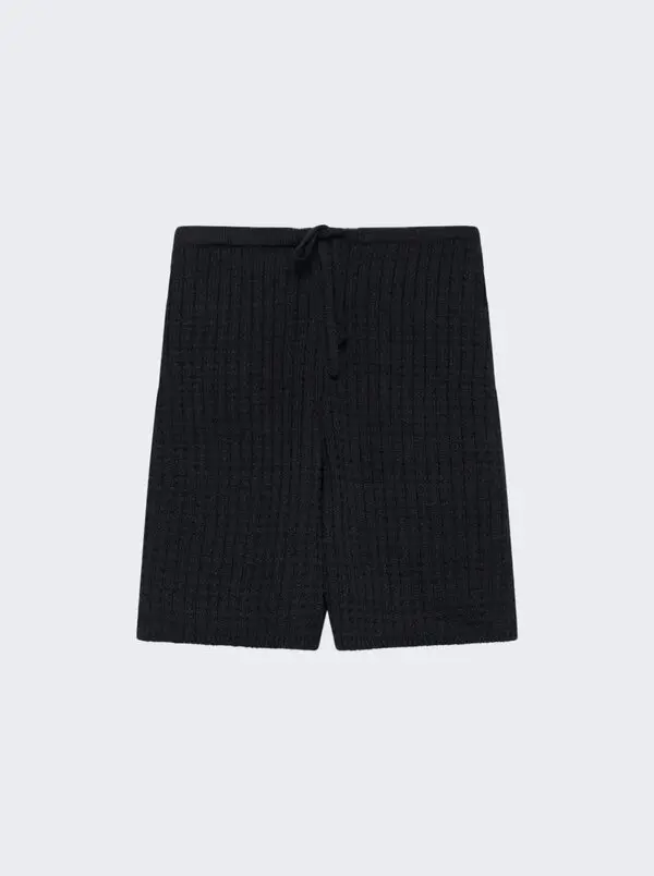 THE ELDER STATESMAN Nora Lite Check Ball Short