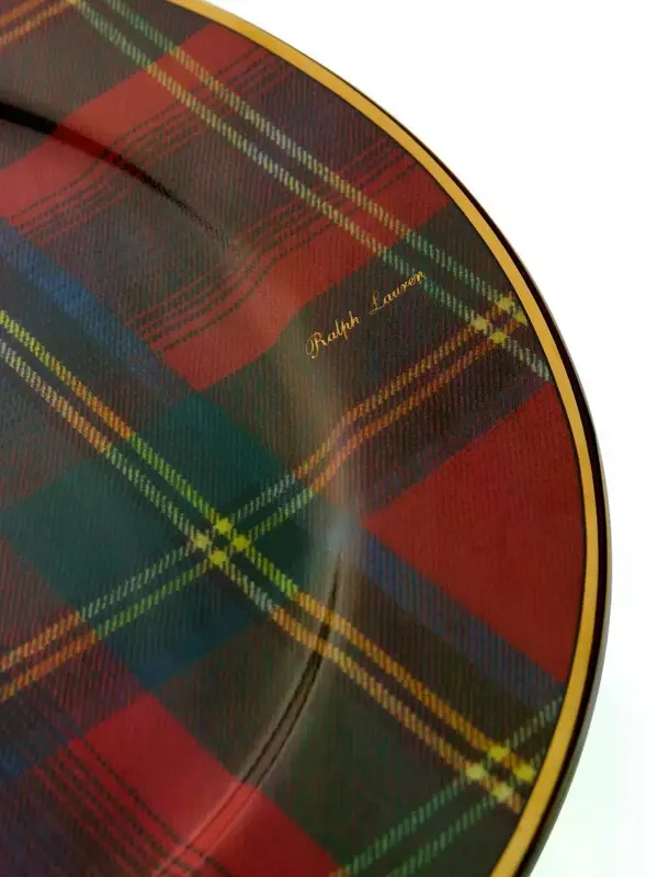 Ralph Lauren Alexander Tartan-patterned Charger Plate - Red