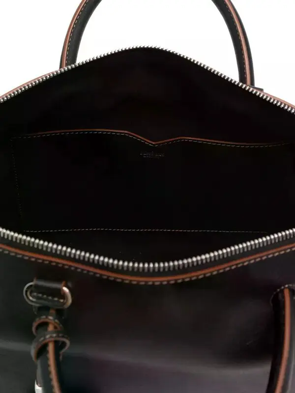 Max Mara Leather Tote Bag - Black