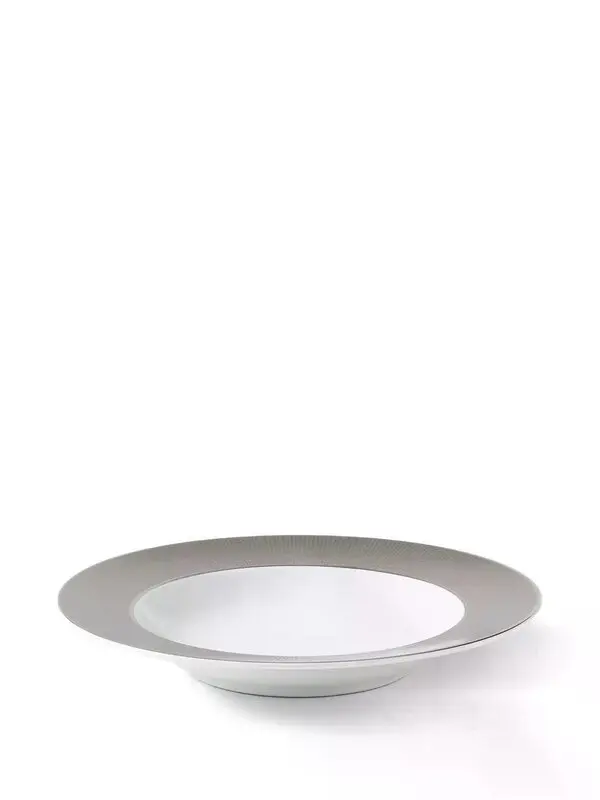 Ralph Lauren Hewitt Textured Soup Plate - Grey