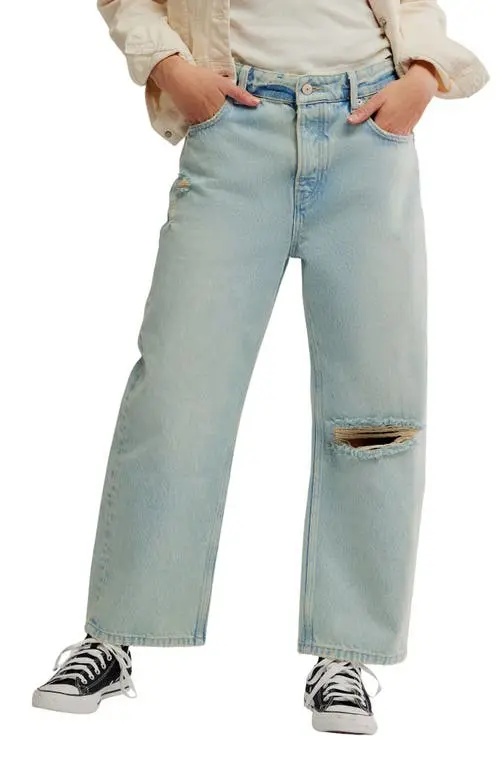 Free People Deep Trance Low-rise Boyfriend Jeans