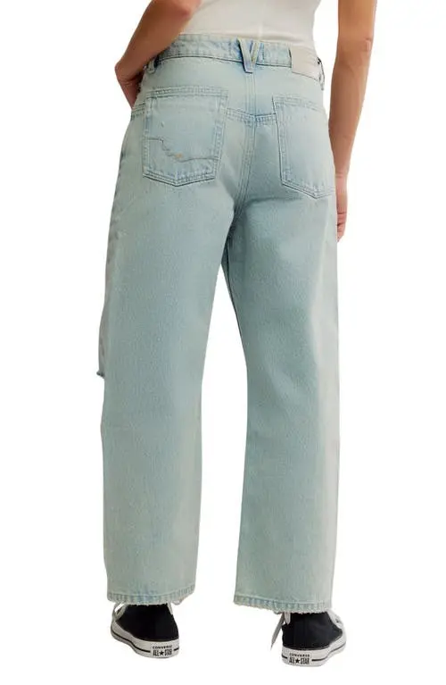 Free People Deep Trance Low-rise Boyfriend Jeans