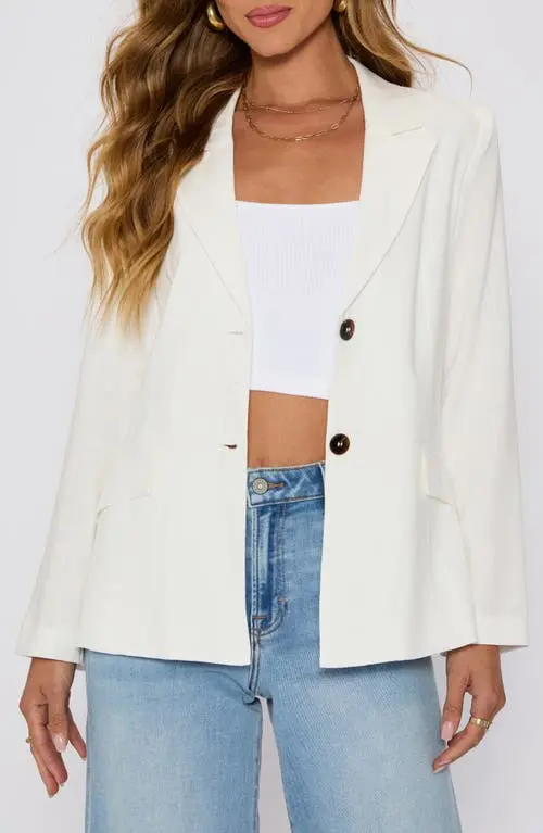 VICI Linen Blend Blazer