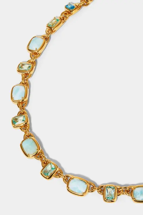 Nadri Cabarete Multi Chain Collar Necklace