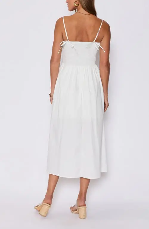 VICI Essential Smocked Cotton Midi Sundress