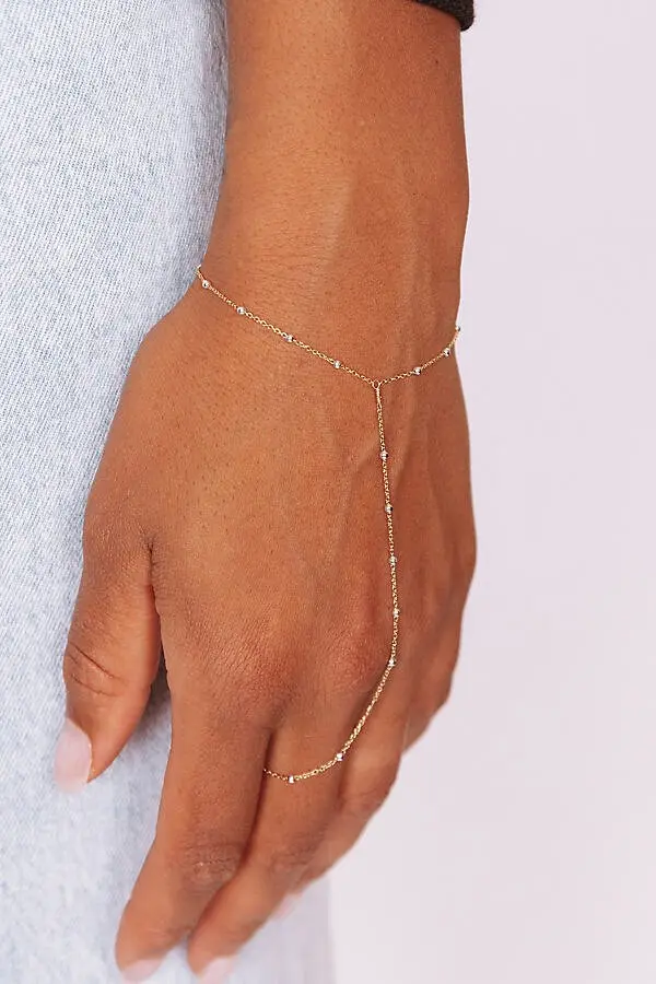 SET & STONES Austen Hand Chain - Gold