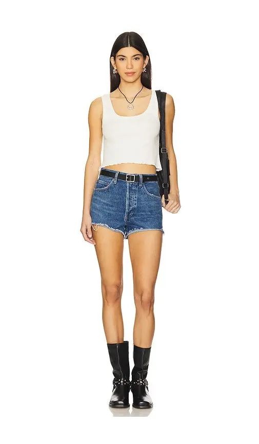 Lna Ravi Ribbed Tank