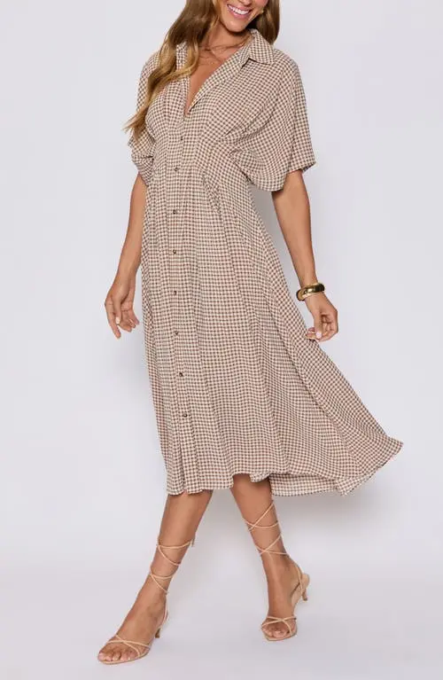 VICI Gingham Shirtdress