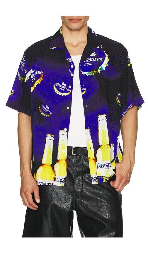 PLEASURES Cerveza Camp Shirt In . Also