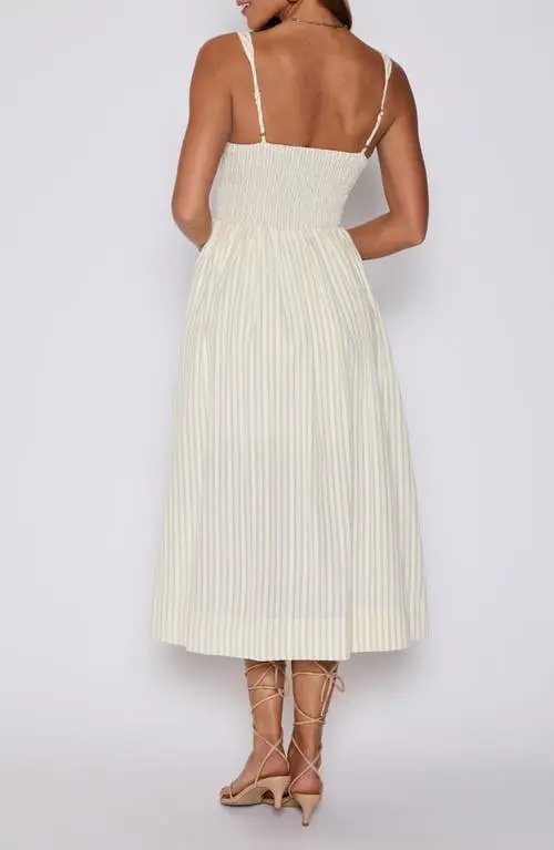 VICI Callie Fit & Flare Milkmaid Sundress