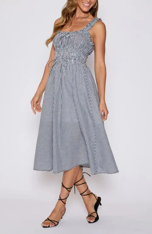 VICI Gingham Fit & Flare Dress
