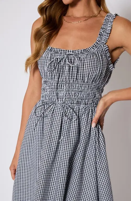 VICI Gingham Fit & Flare Dress