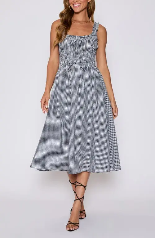 VICI Gingham Fit & Flare Dress