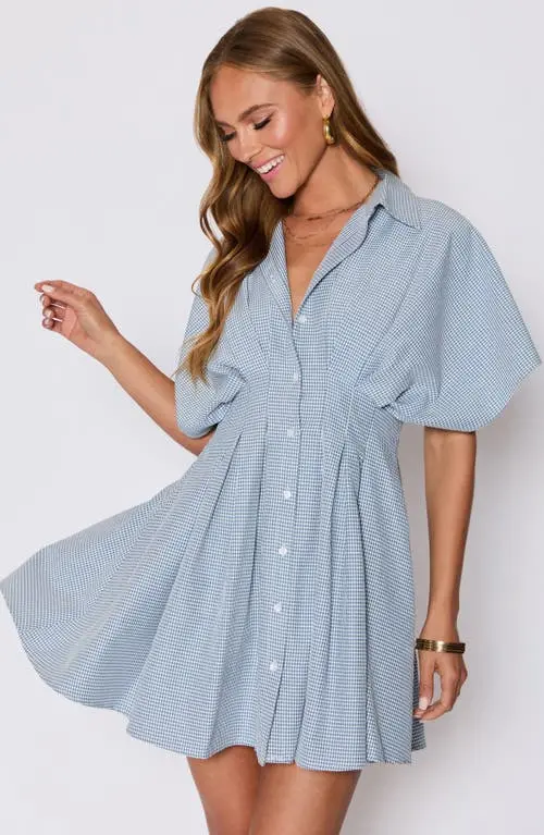 VICI Benson Pleated Shirtdress