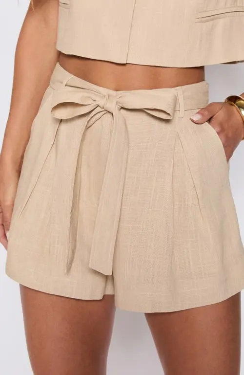 VICI Tailored Tie Waist Shorts