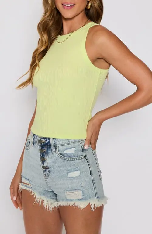 VICI Ribbed Cotton Blend Tank