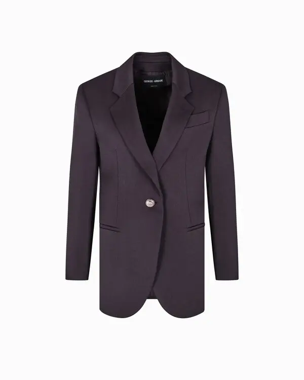 Giorgio Armani Single-breasted Wool Jacket