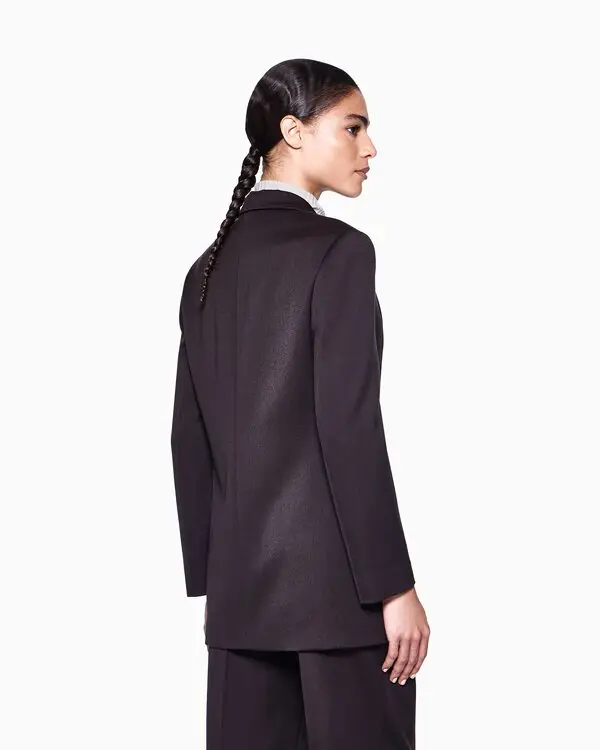 Giorgio Armani Single-breasted Wool Jacket