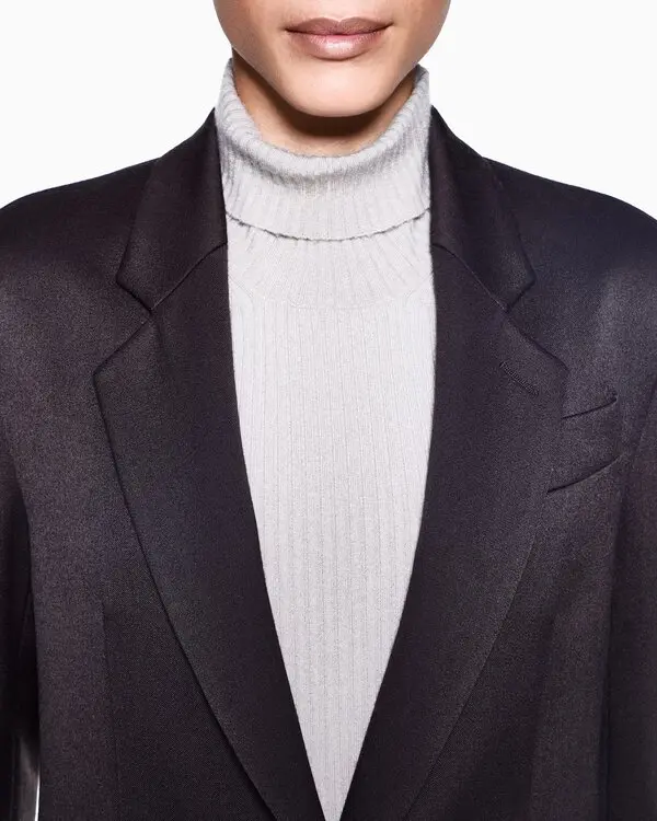 Giorgio Armani Single-breasted Wool Jacket