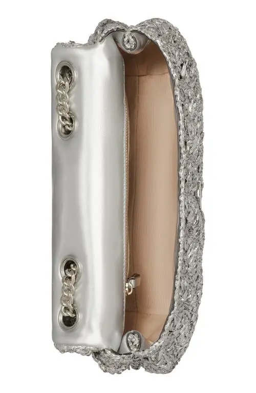 Tory Burch Kira Metallic Chevron Convertible Shoulder Bag
