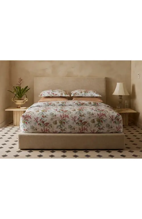 MATOUK Del Tesoro 500 Thread Count Cotton Percale Duvet Cover