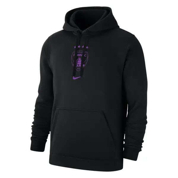 Nike Al Ain Fc Club Soccer Fleece Pullover Hoodie - Black