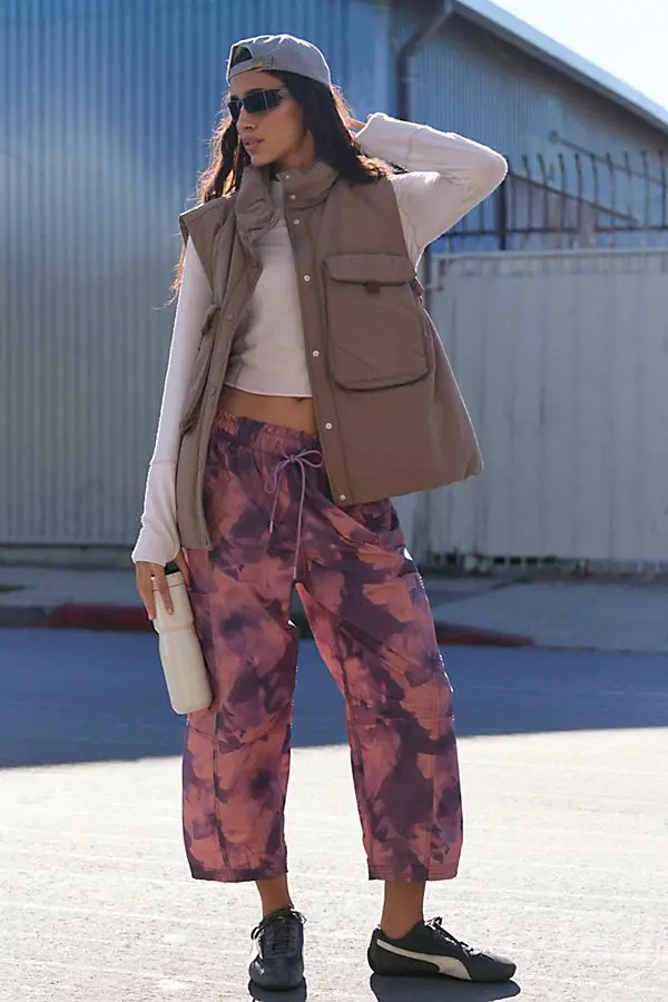 Free People In The Wild Printed Pants