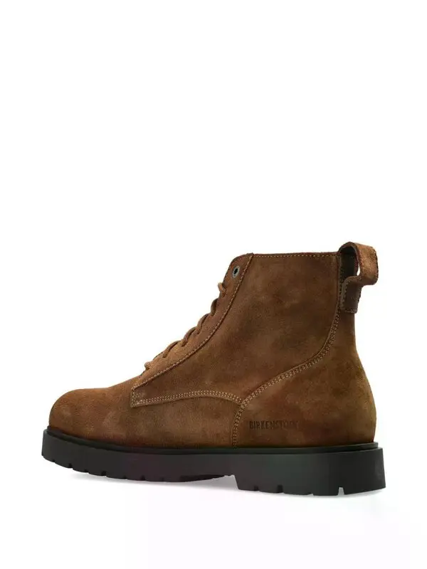 BIRKENSTOCK Highwood Suede Lace-up Ankle Boots - Brown