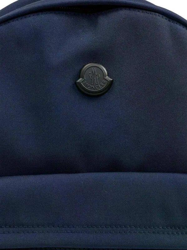 Moncler Water-repellent Logo-patch Backpack - Blue