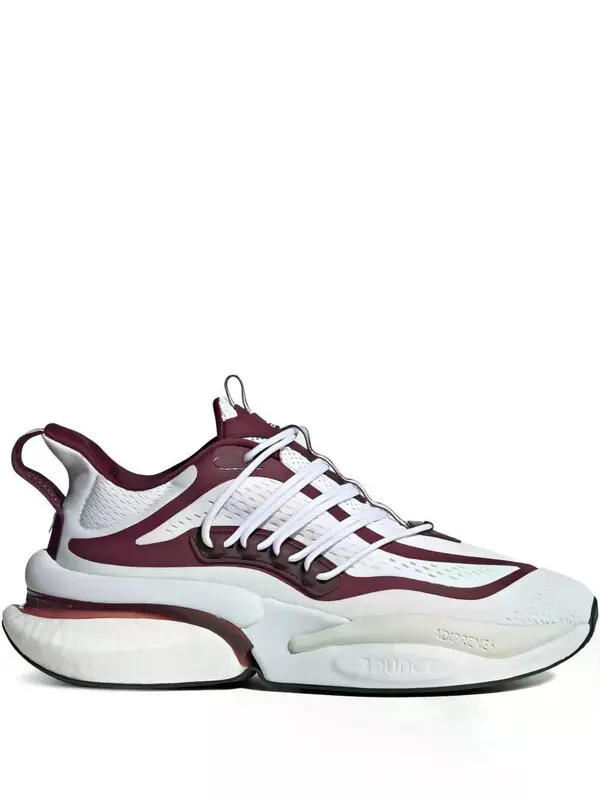 Adidas Mississippi State Alphaboost V1 Sneakers - White