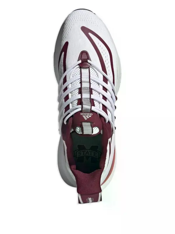 Adidas Mississippi State Alphaboost V1 Sneakers - White