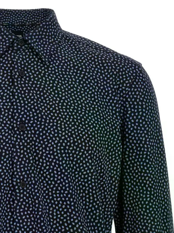 BOSS Printed Button-up Shirt