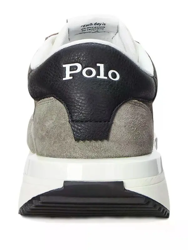 Polo Ralph Lauren Train 89 Suede Panelled Sneakers - Grey