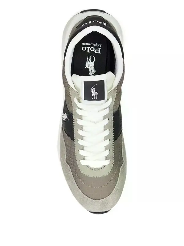 Polo Ralph Lauren Train 89 Suede Panelled Sneakers - Grey