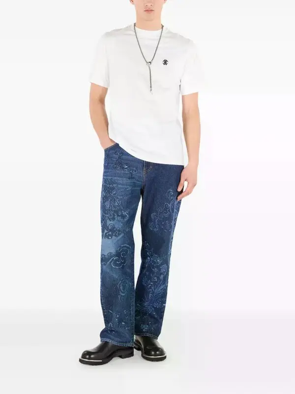 Roberto Cavalli Embroidered-logo T-shirt