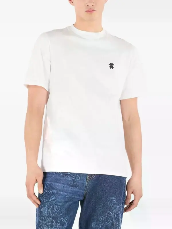 Roberto Cavalli Embroidered-logo T-shirt