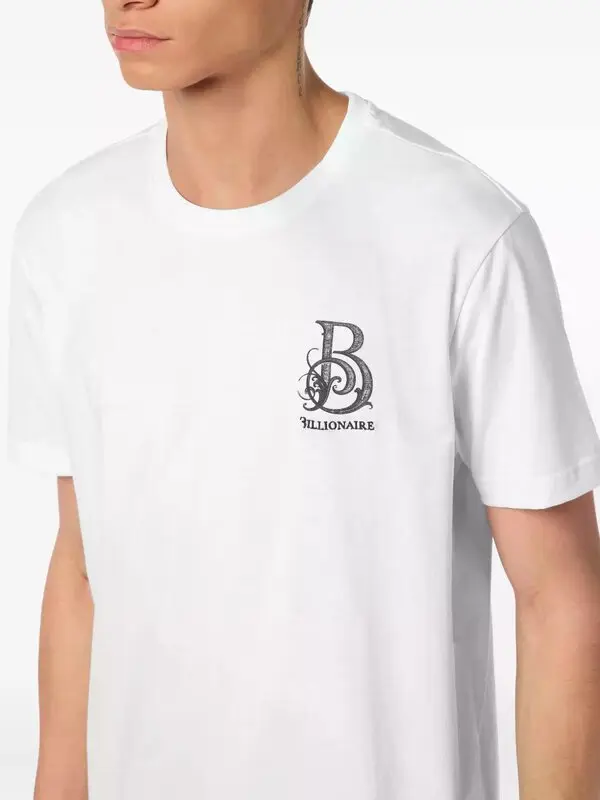 BILLIONAIRE Logo-embroidered T-shirt