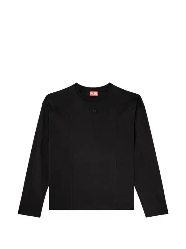 DIESEL® Panelled Long-sleeved T-shirt