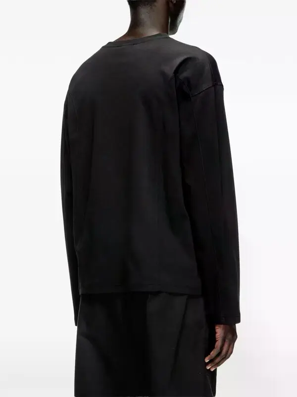 DIESEL® Panelled Long-sleeved T-shirt
