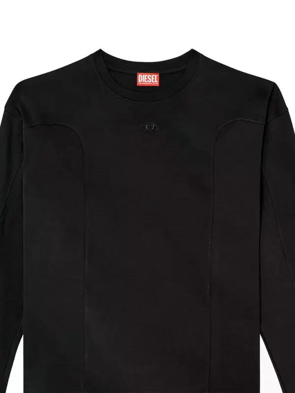 DIESEL® Panelled Long-sleeved T-shirt