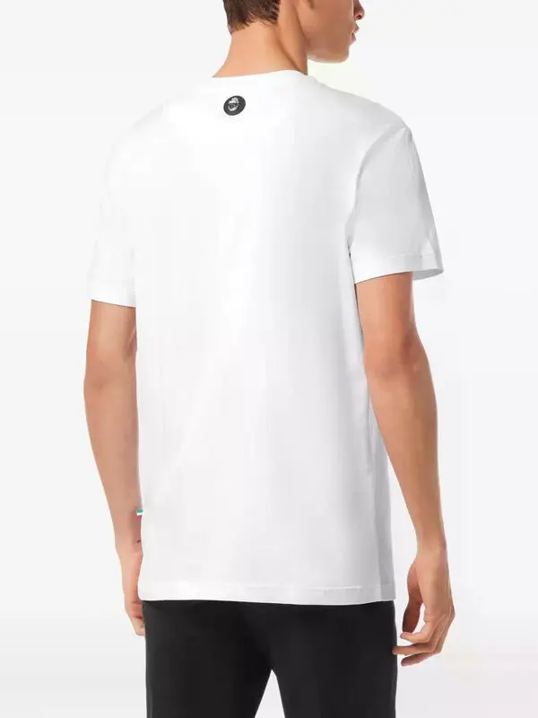 BILLIONAIRE Crest-print T-shirt - White