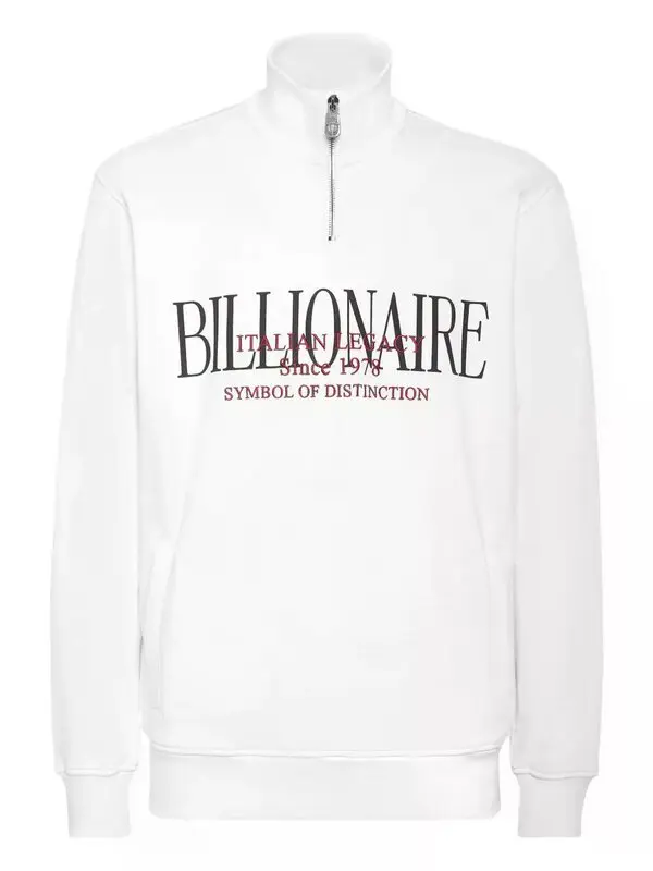 BILLIONAIRE Logo-print Sweatshirt - White