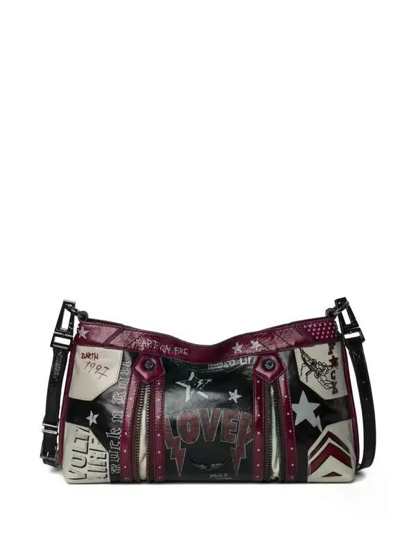 Zadig&Voltaire Graphic-print Cross Body Bag - Black