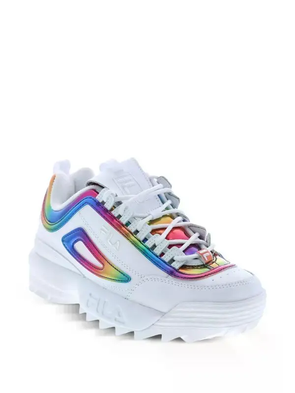 FILA Disruptor 2 Rainbow Chrome Sneakers - White