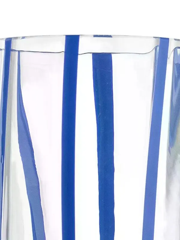 NASONMORETTI Cyrcus Striped Glass Highball