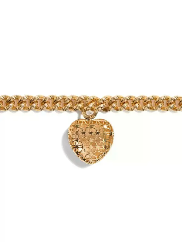 Valentino Garavani Heart Charm Chain Bracelet - Gold