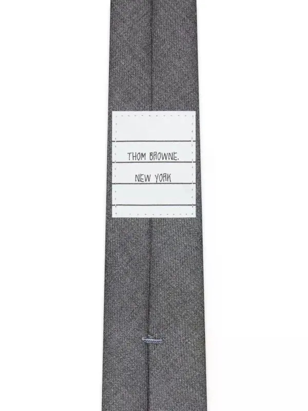 Thom Browne Wool Neck Tie - Grey