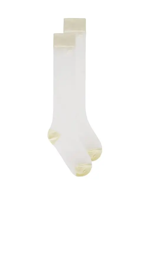MALBON Leandra Knee Socks - Ivory
