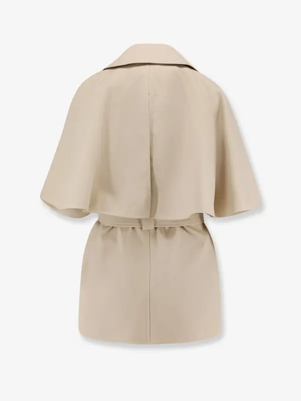 Max Mara Cotton Gabardine Sigfrid Cape
